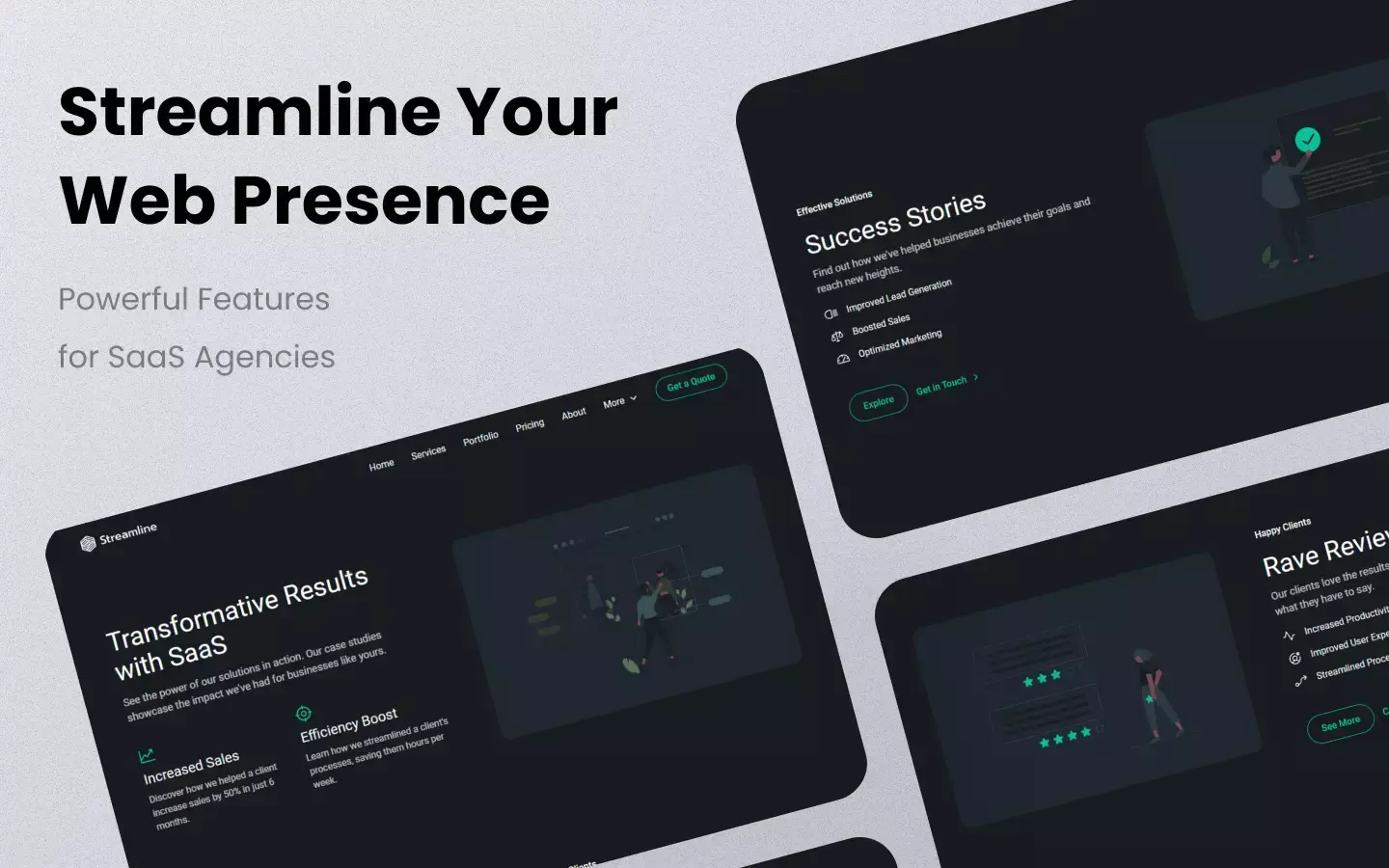 Streamline Saas Html5 Responsive Website Template