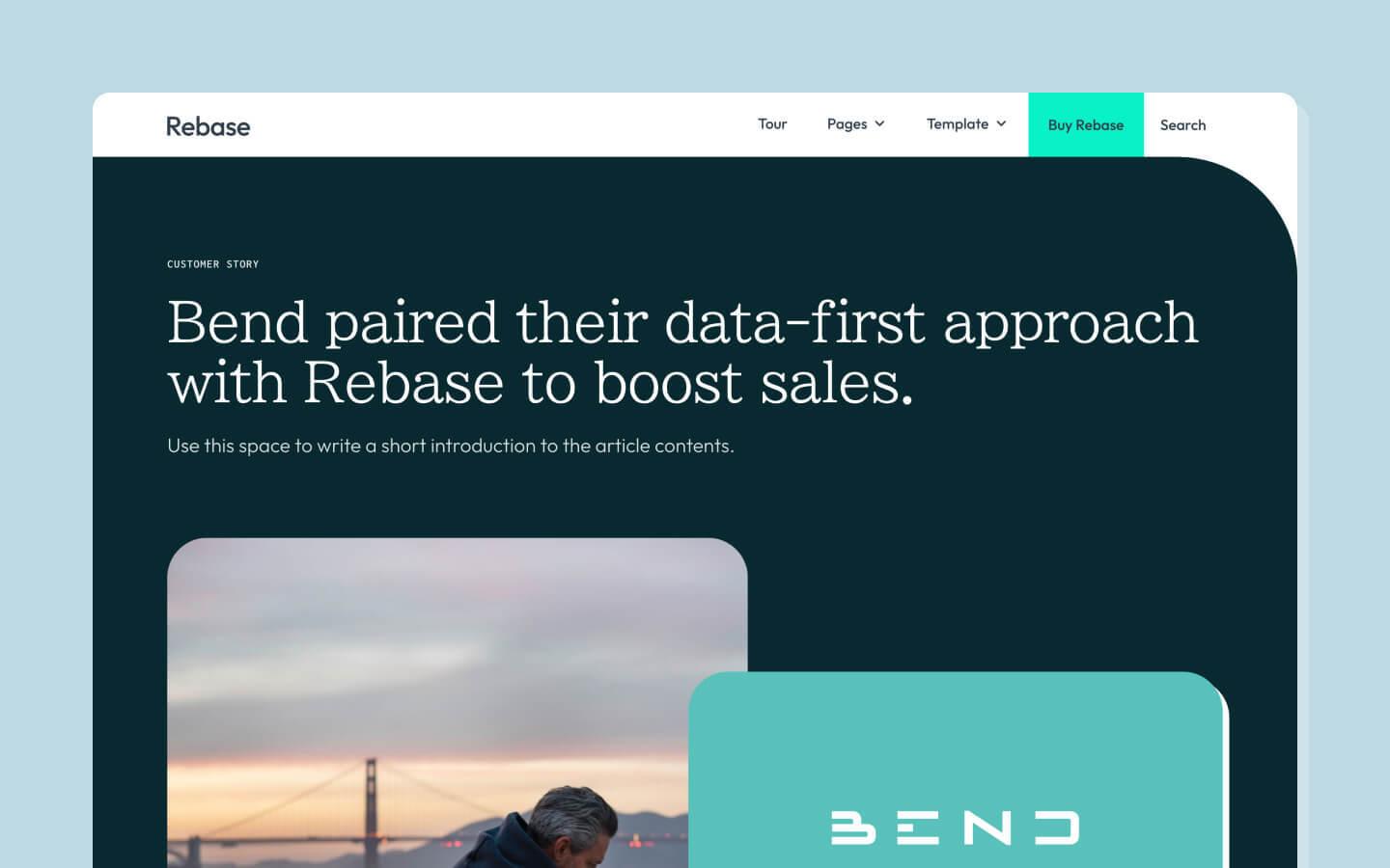 Rebase - Software HTML5 Responsive Website Template