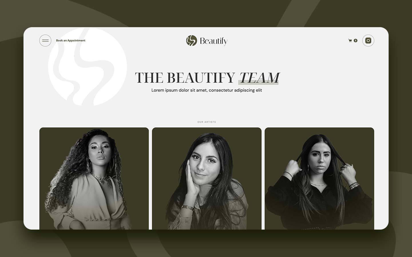 Beautify - Salon HTML5 Responsive Website Template