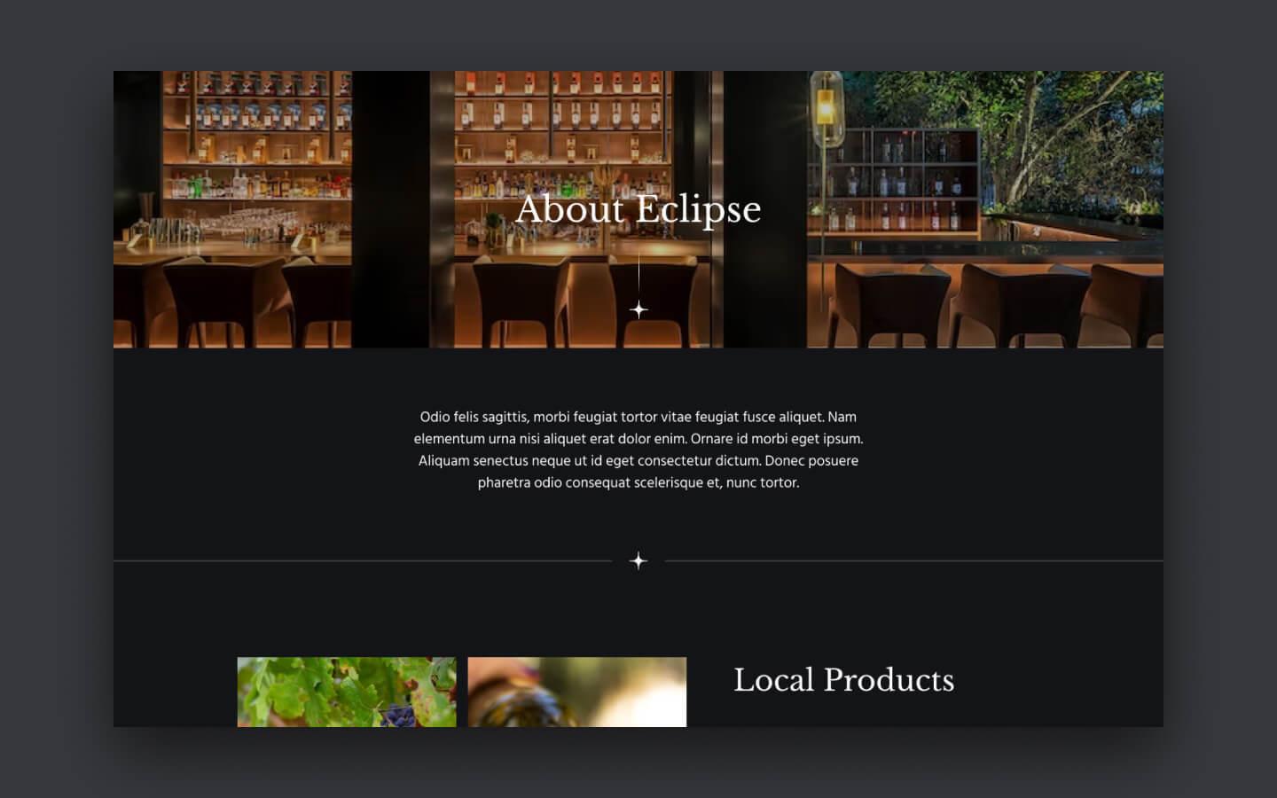Eclipse - Restaurant HTML5 Responsive Website Template