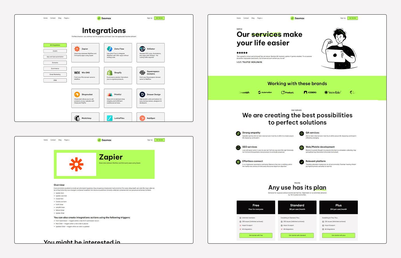 Sasmax - SaaS HTML5 Responsive Website Template