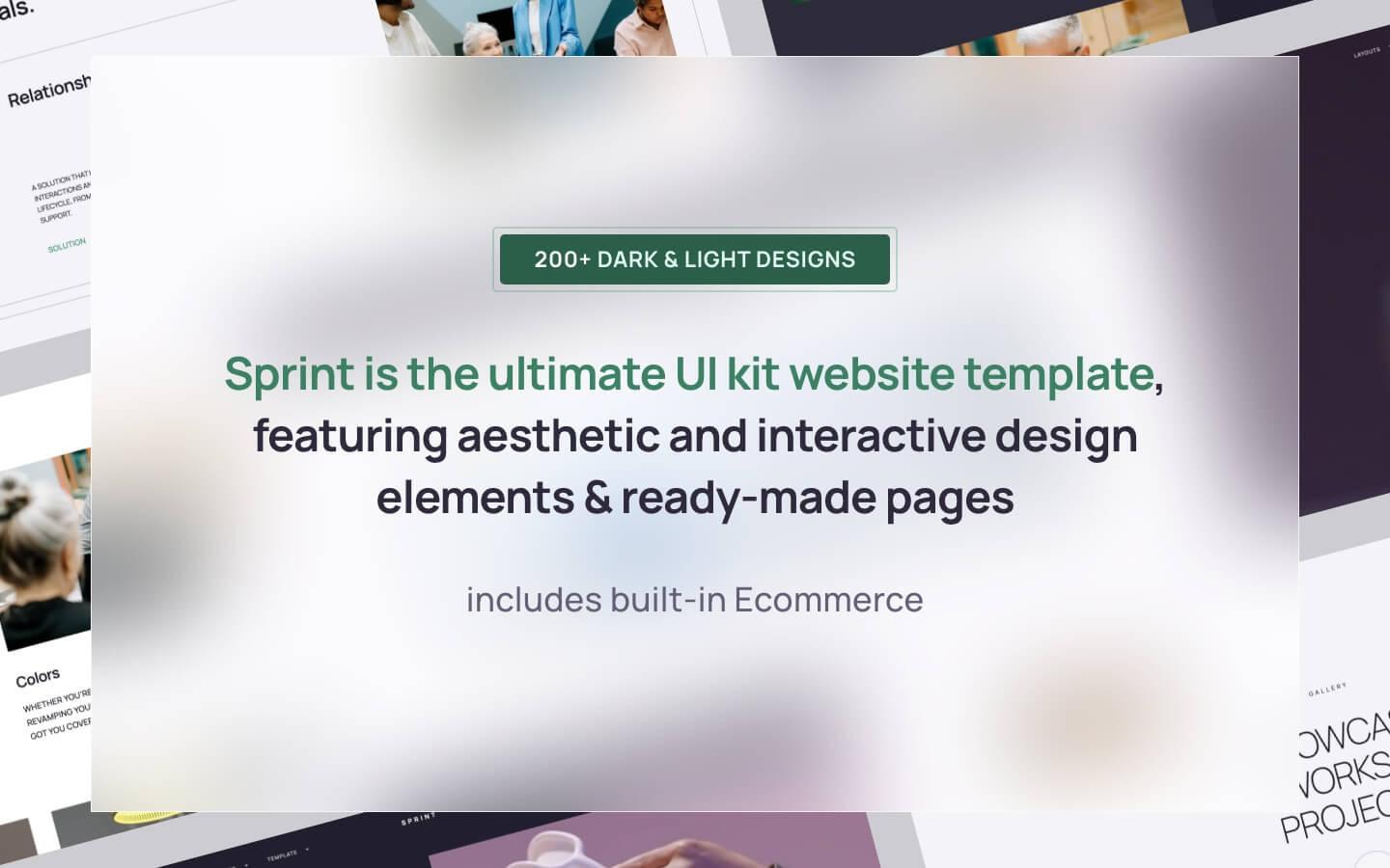Sprint - Creative HTML5 Responsive Website Template