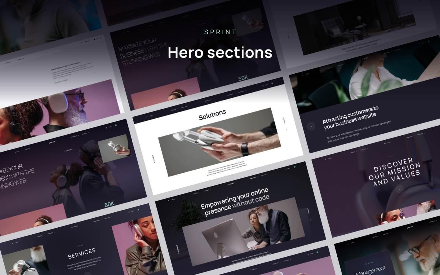 Sprint - Creative HTML5 Responsive Website Template