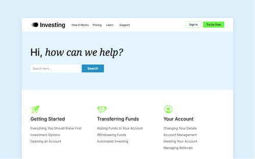Investing - Investment HTML5 Responsive Website Template