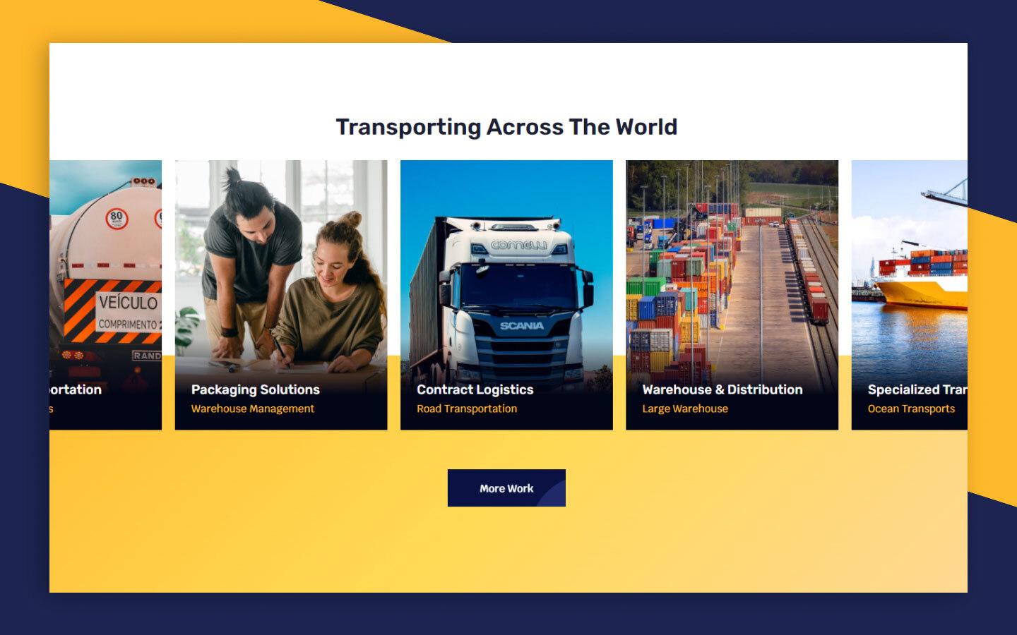 TransitFlow - Transport HTML5 Responsive Website Template