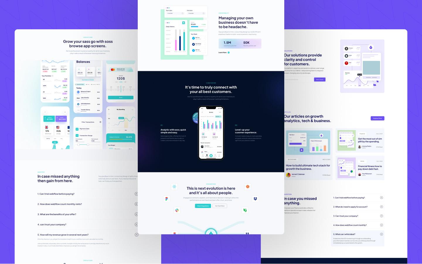 Sooso - SaaS HTML5 Responsive Website Template