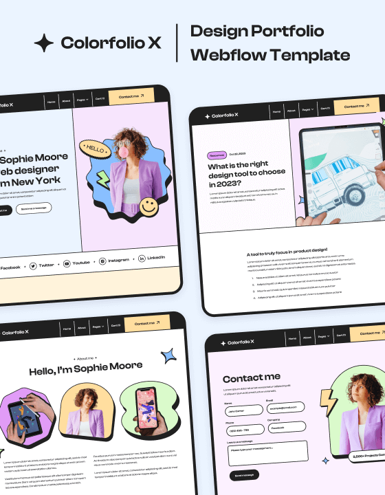 Colorfolio X by BRIX Templates | Muzli Creative Store