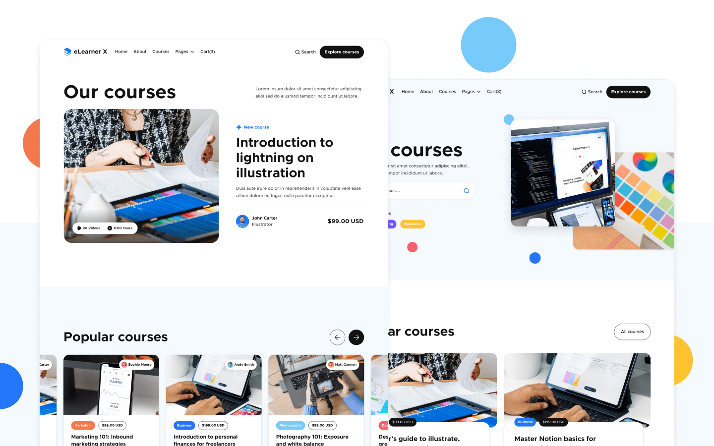 eLearner X - School HTML5 Responsive Website Template