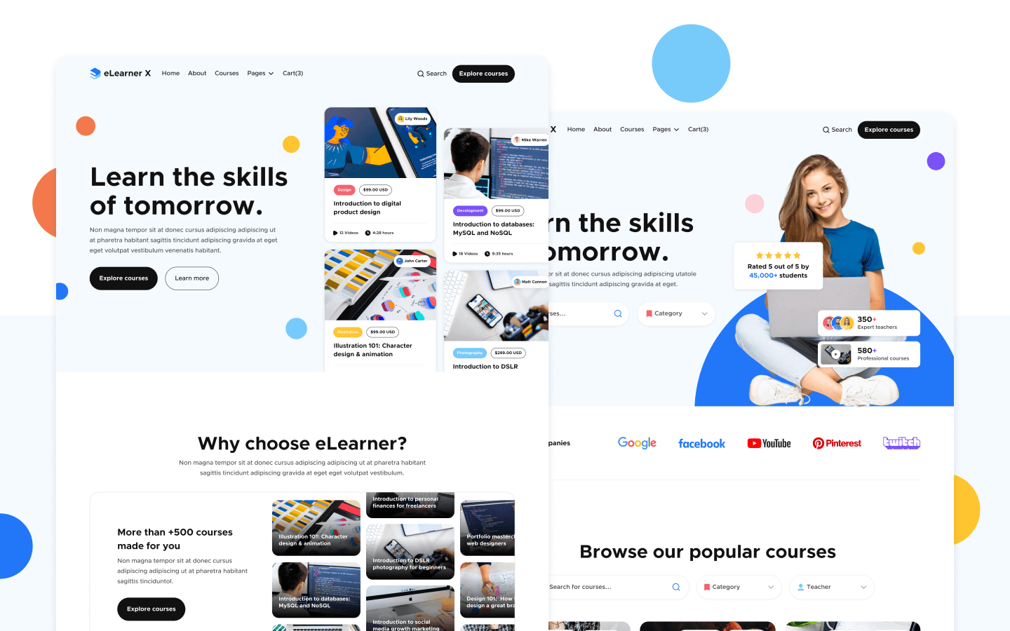 eLearner X - School HTML5 Responsive Website Template