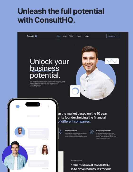 ConsultHQ - Consulting HTML5 Responsive Website Template