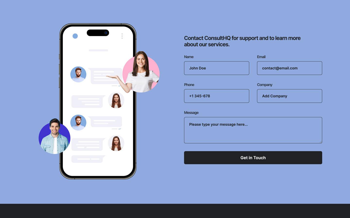 ConsultHQ - Consulting HTML5 Responsive Website Template