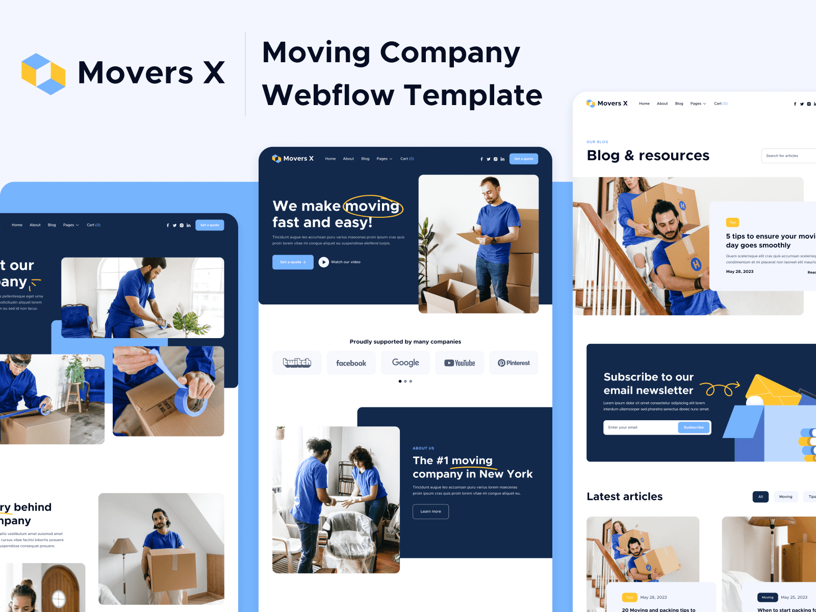 Movers X - Transport HTML5 Responsive Website Template