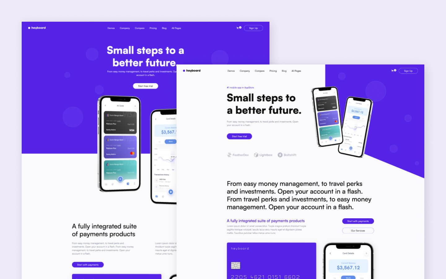 Heyboard - App HTML5 Responsive Website Template
