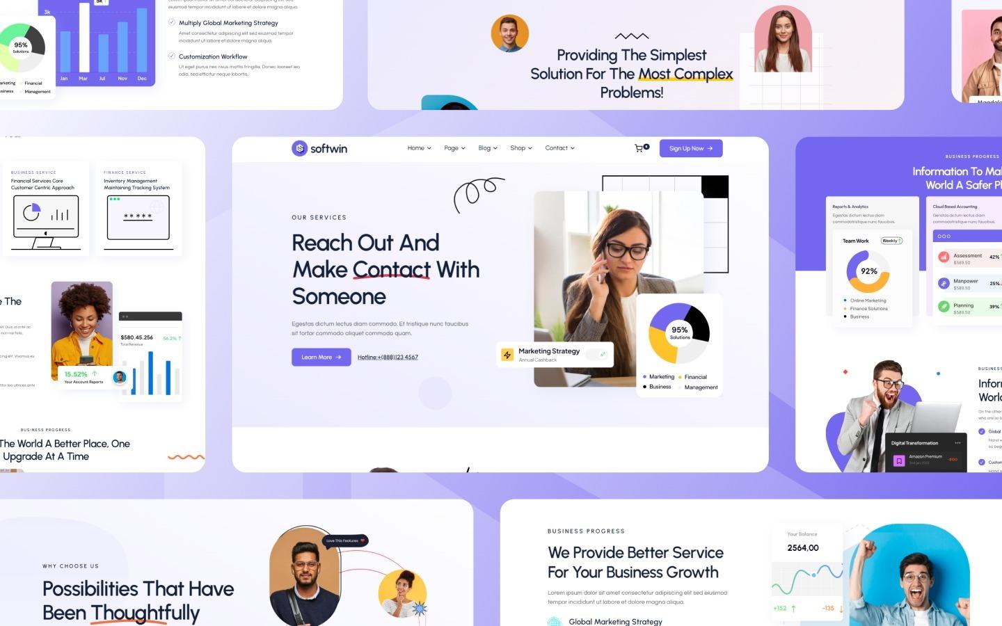 Softwin - Software HTML5 Responsive Website Template