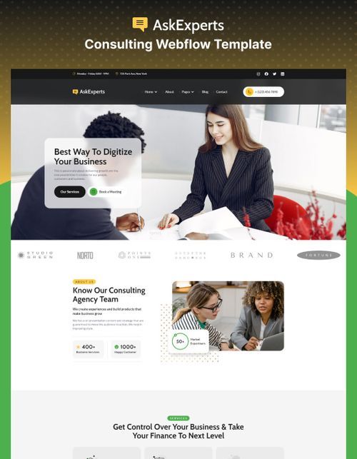 Consultflow X - Consulting HTML5 Responsive Website Template