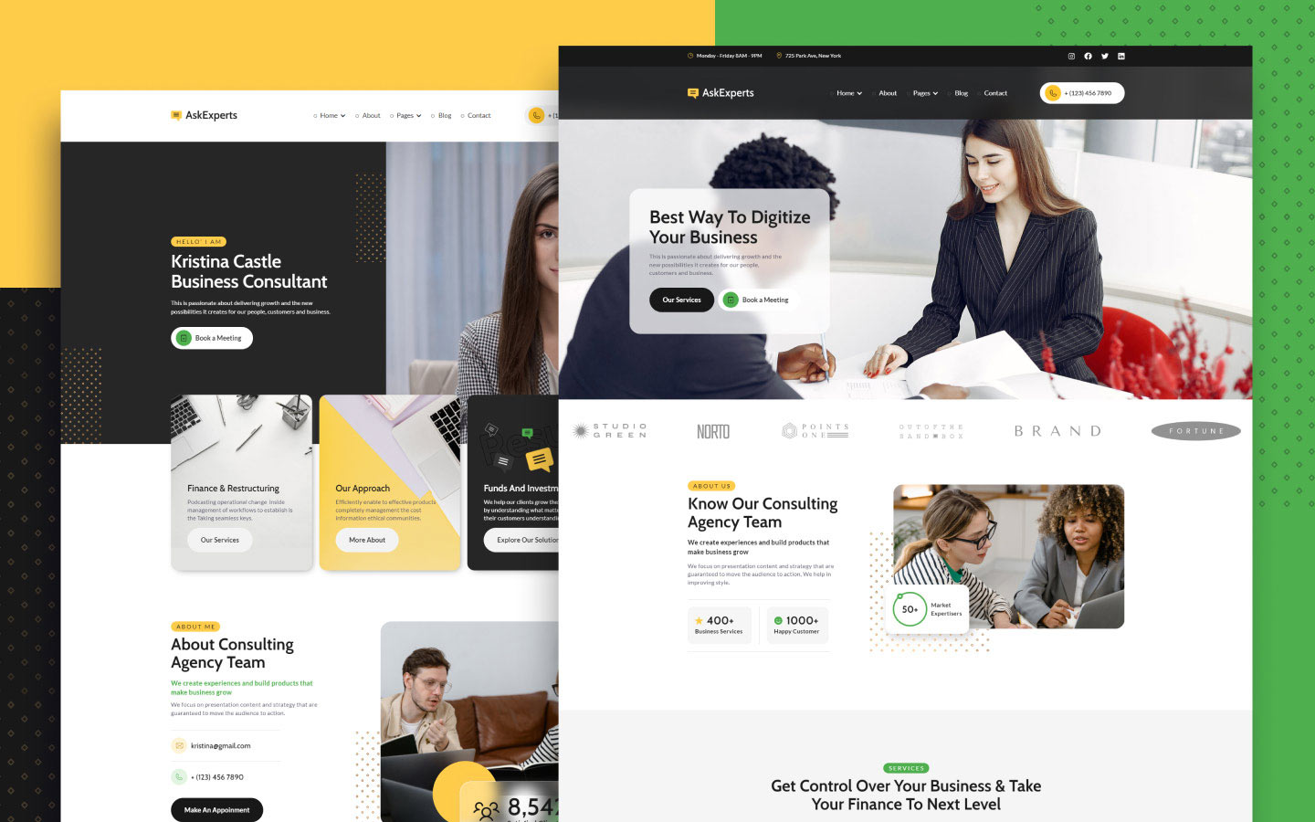 AskExperts - Consulting HTML5 Responsive Website Template