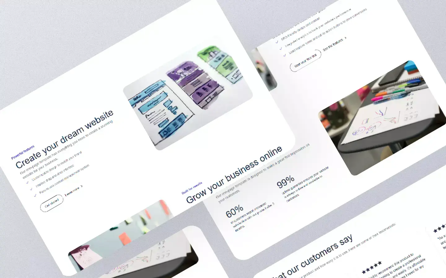 QuickStart - Landing page HTML5 Responsive Website Template