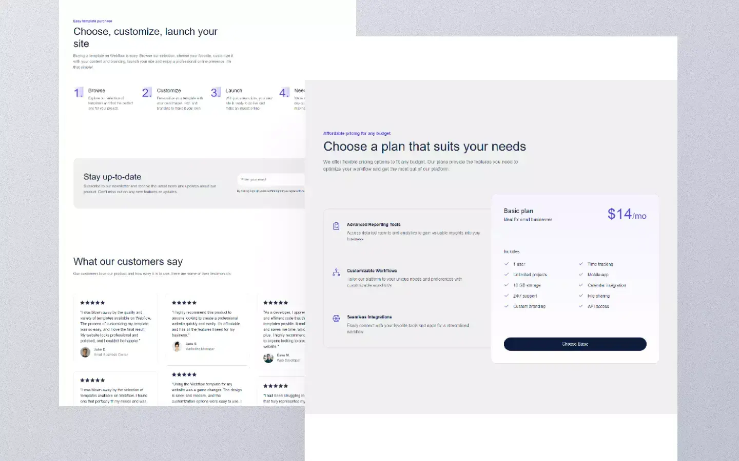 QuickStart - Landing page HTML5 Responsive Website Template