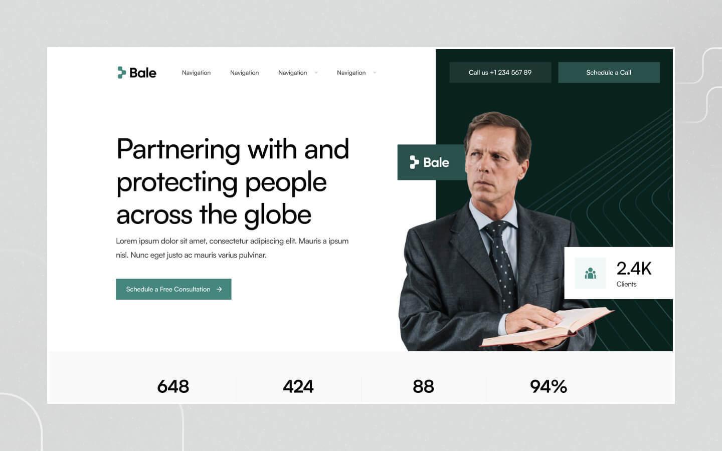Bale - Law Firm HTML5 Responsive Website Template