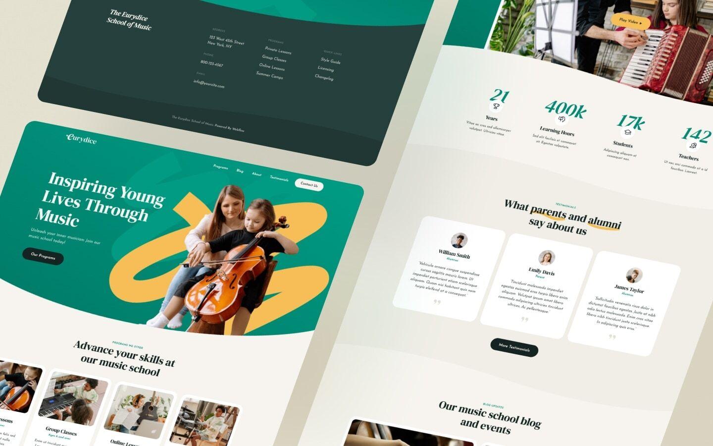 Eurydice - School HTML5 Responsive Website Template