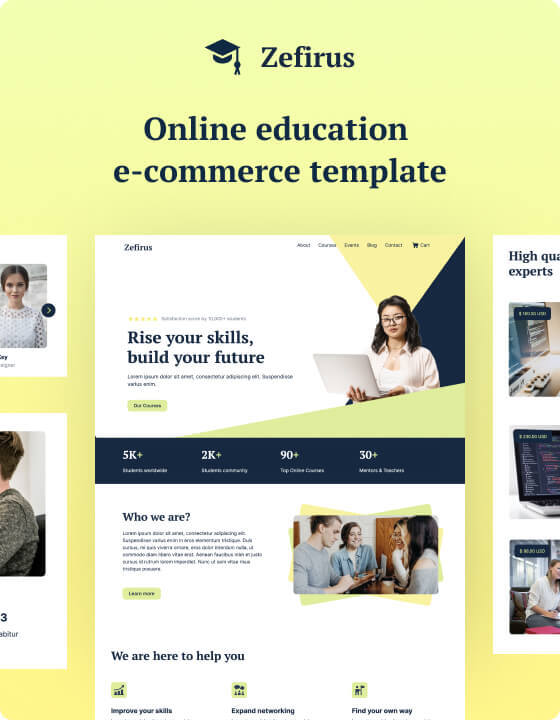 Zefirus - School HTML5 Responsive Website Template