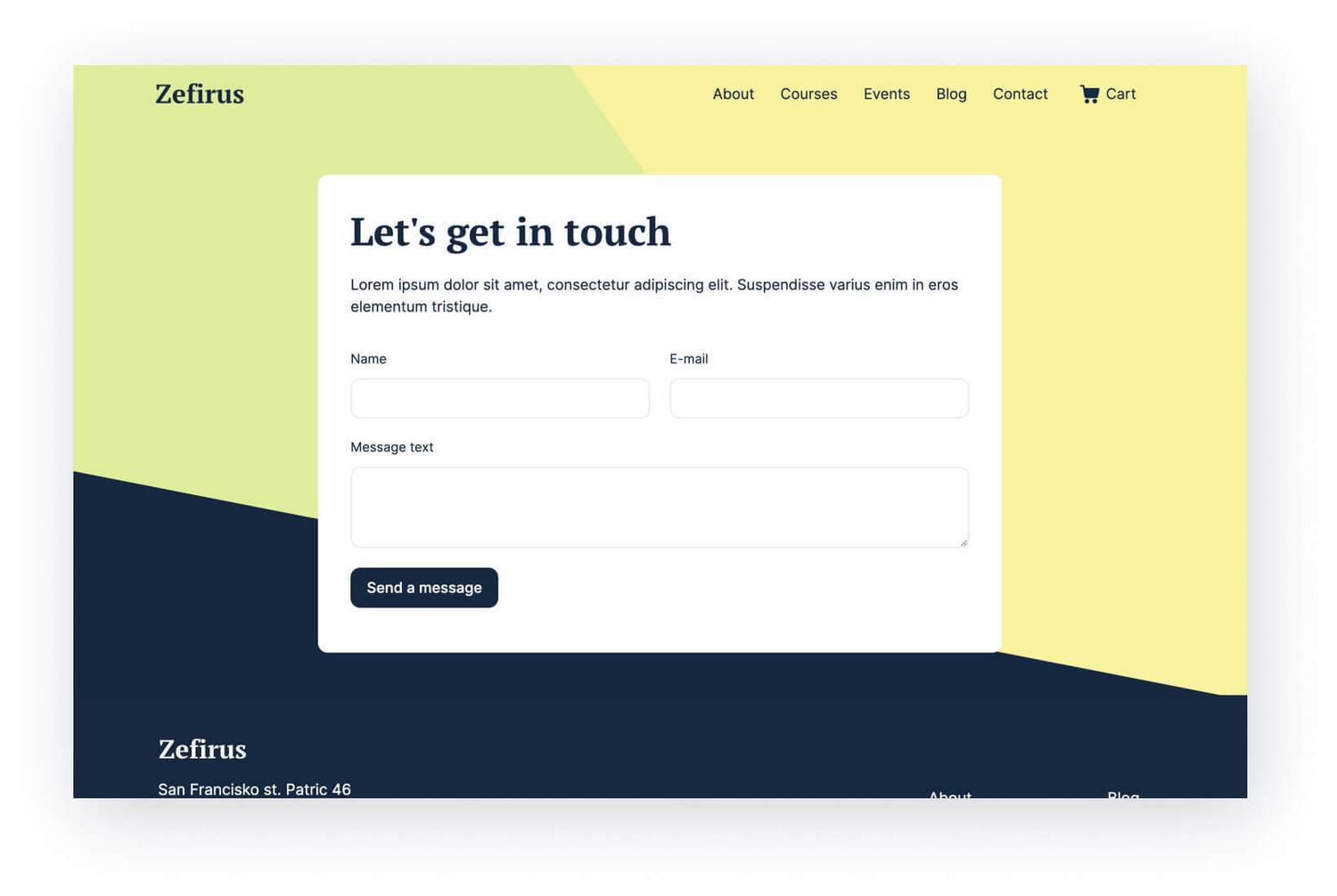 Zefirus - School HTML5 Responsive Website Template