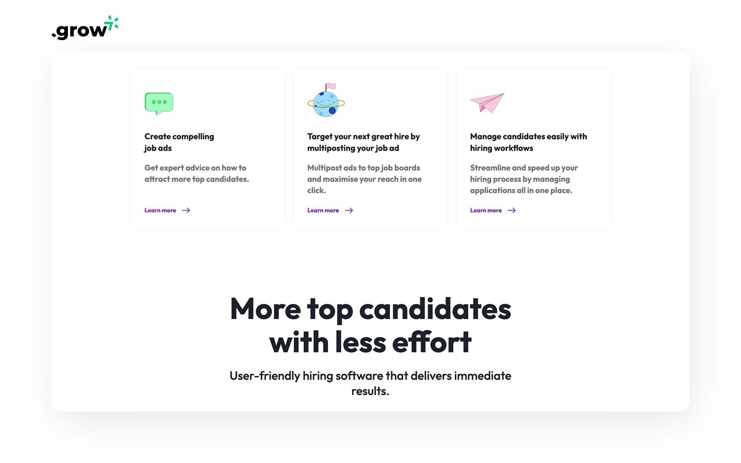 Grow Wise - Recruitment HTML5 Responsive Website Template