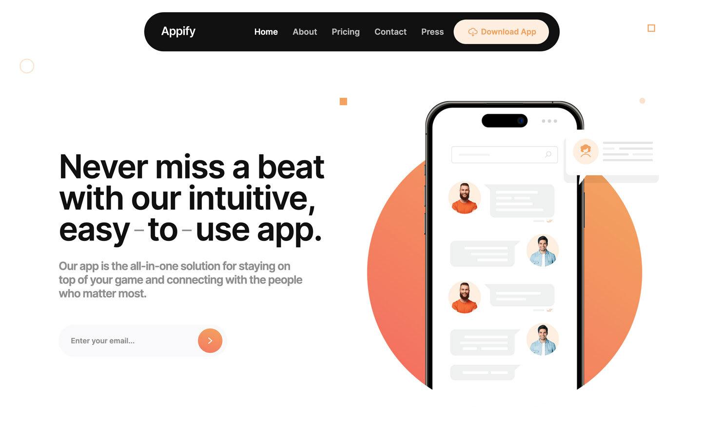 Apify - App HTML5 Responsive Website Template