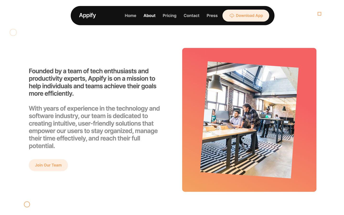 Apify - App HTML5 Responsive Website Template
