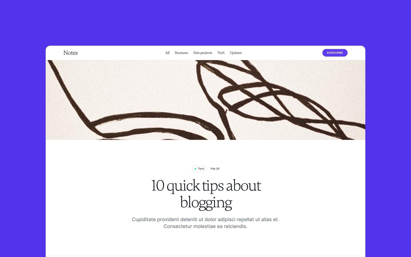 Notes - Design HTML5 Responsive Website Template