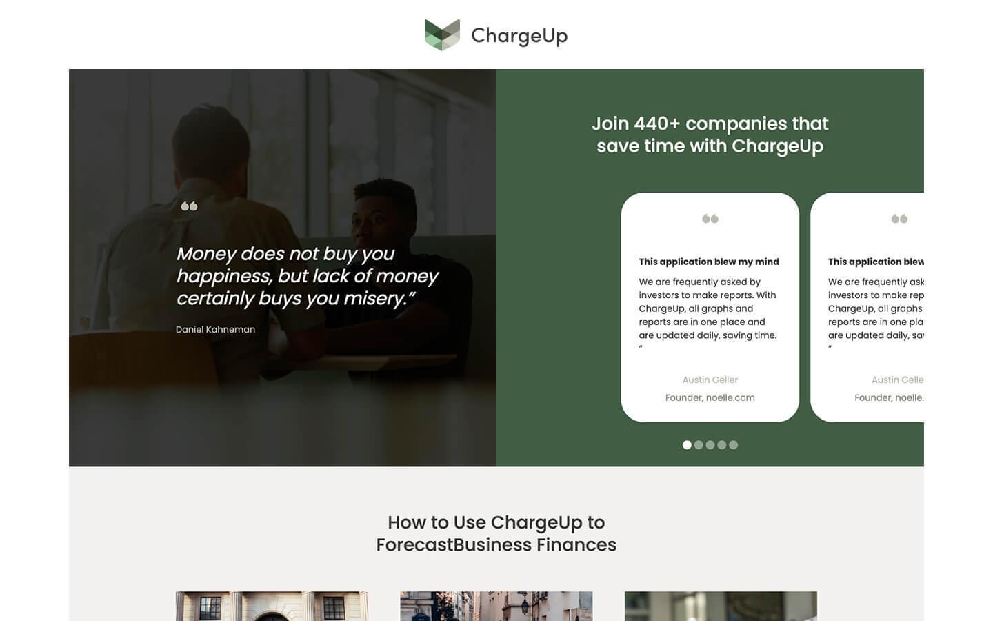 ChargeUp - Startup HTML5 Responsive Website Template