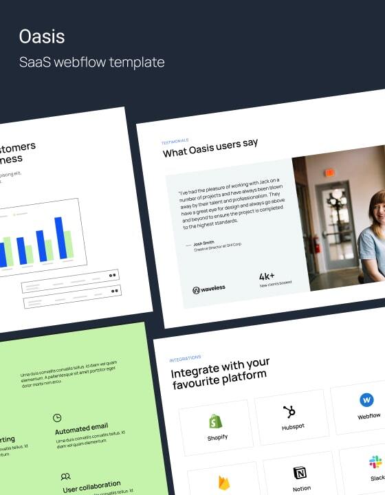 Oasis - SaaS HTML5 Responsive Website Template