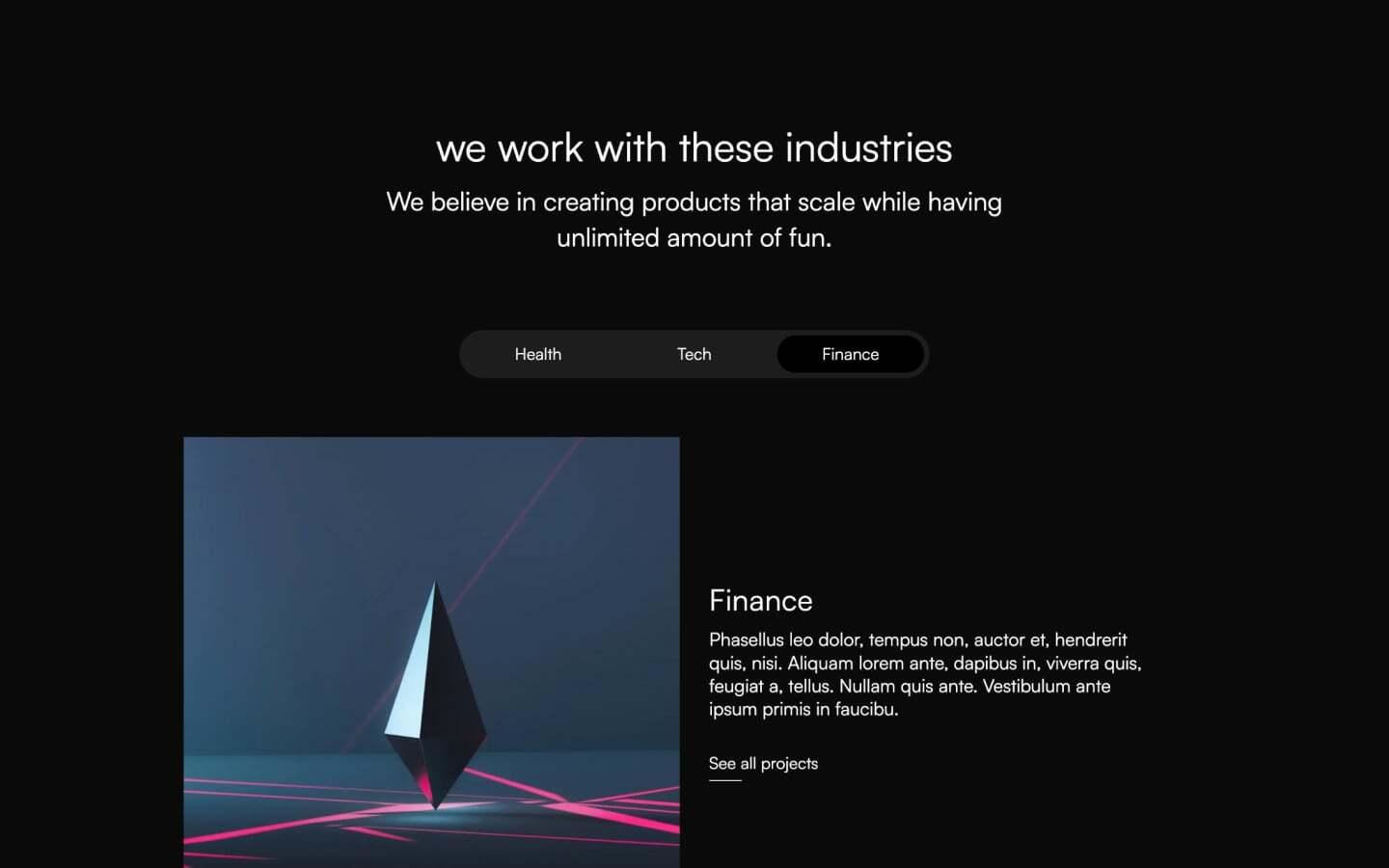 Fabric Studio - Agency HTML5 Responsive Website Template