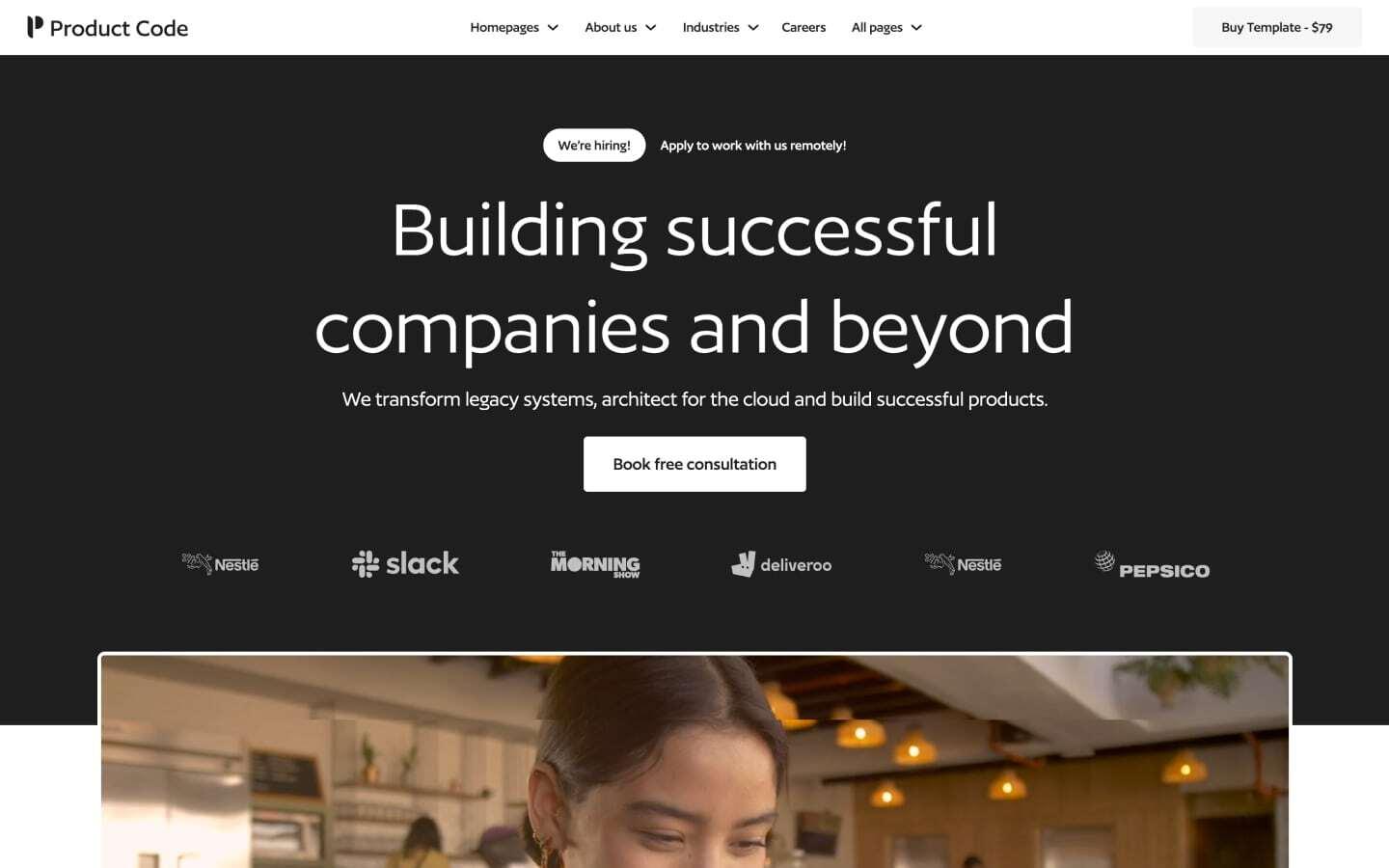 Product Code - SaaS HTML5 Responsive Website Template