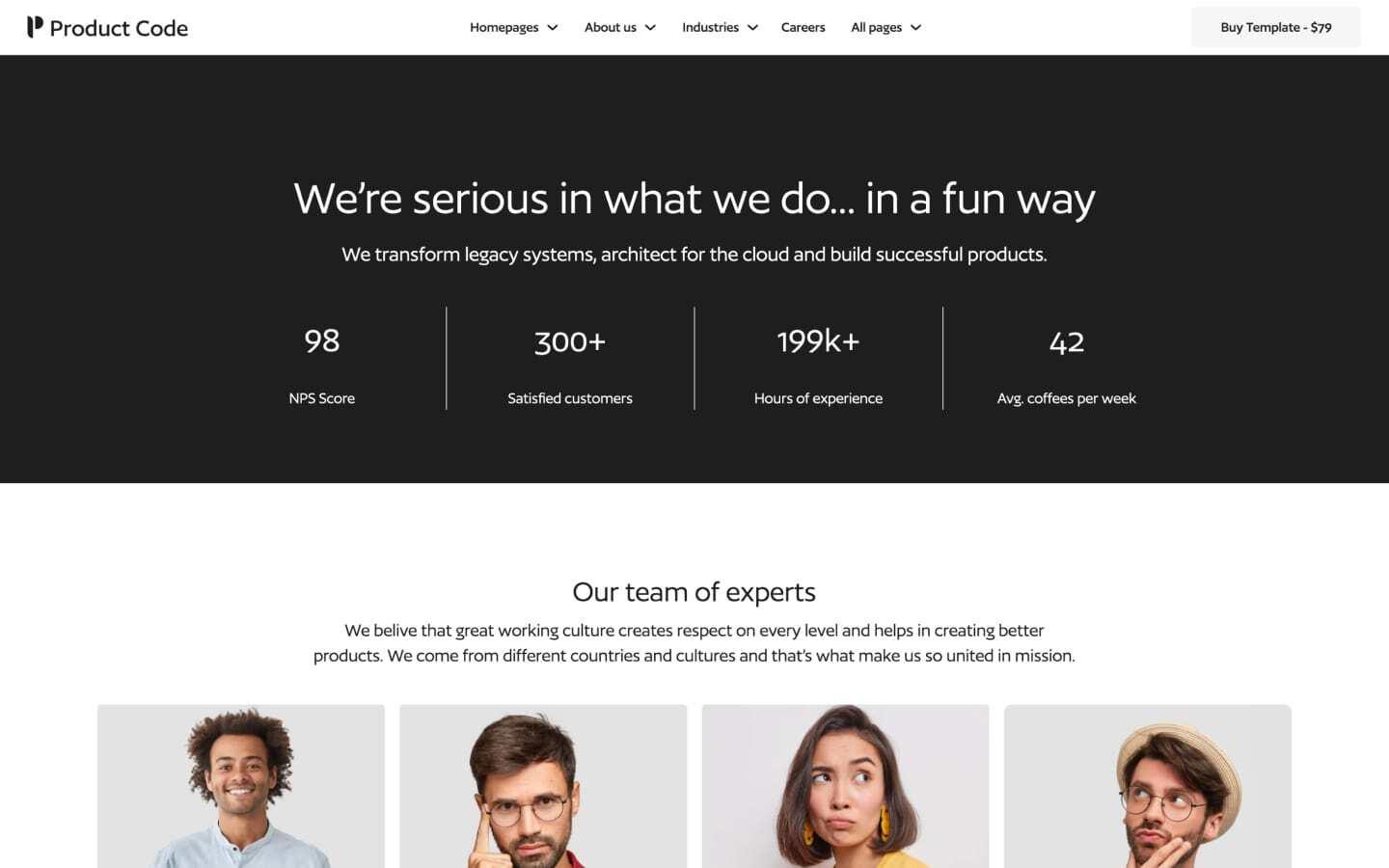 Product Code - SaaS HTML5 Responsive Website Template