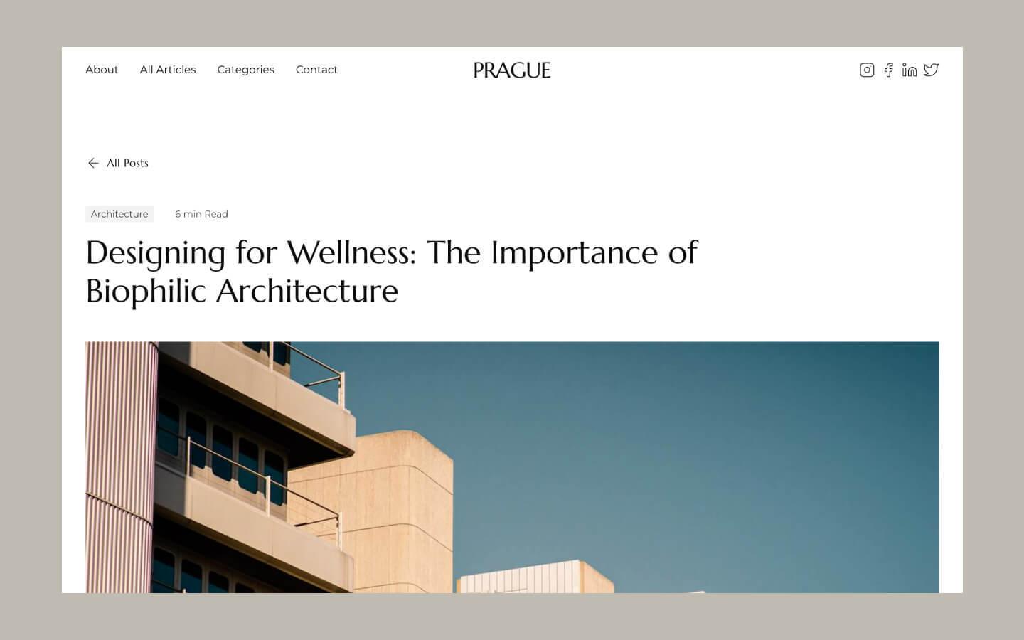 Prague - Design HTML5 Responsive Website Template