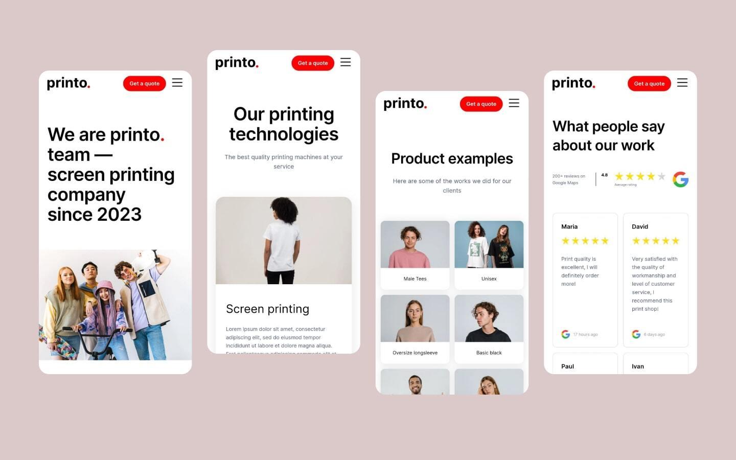 Printo - Small Business HTML5 Responsive Website Template
