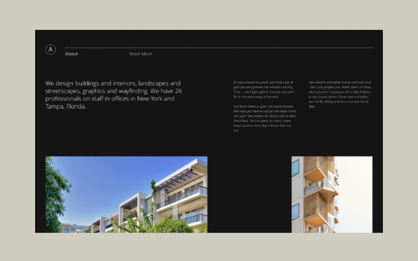Braun - Architecture HTML5 Responsive Website Template