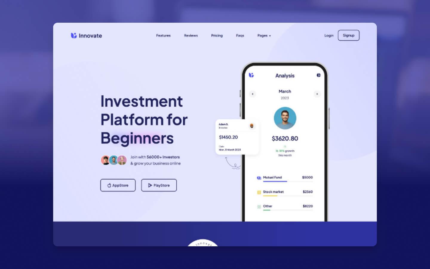 Innovate - App HTML5 Responsive Website Template