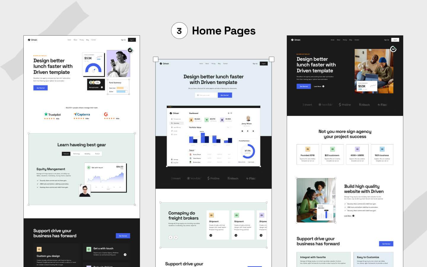 Driven - SaaS HTML5 Responsive Website Template