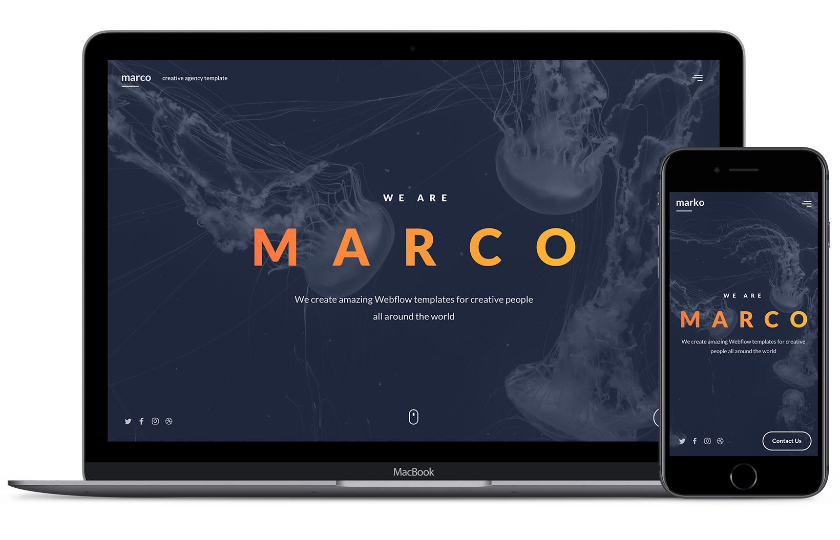 Marco - Agency HTML5 Responsive Website Template