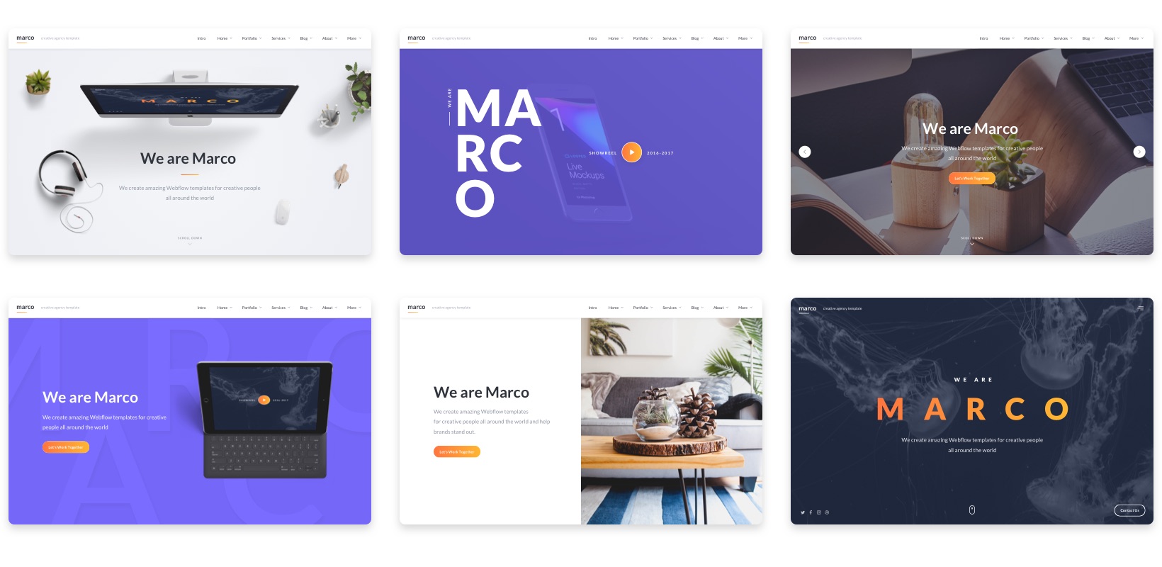 Marco - Agency HTML5 Responsive Website Template
