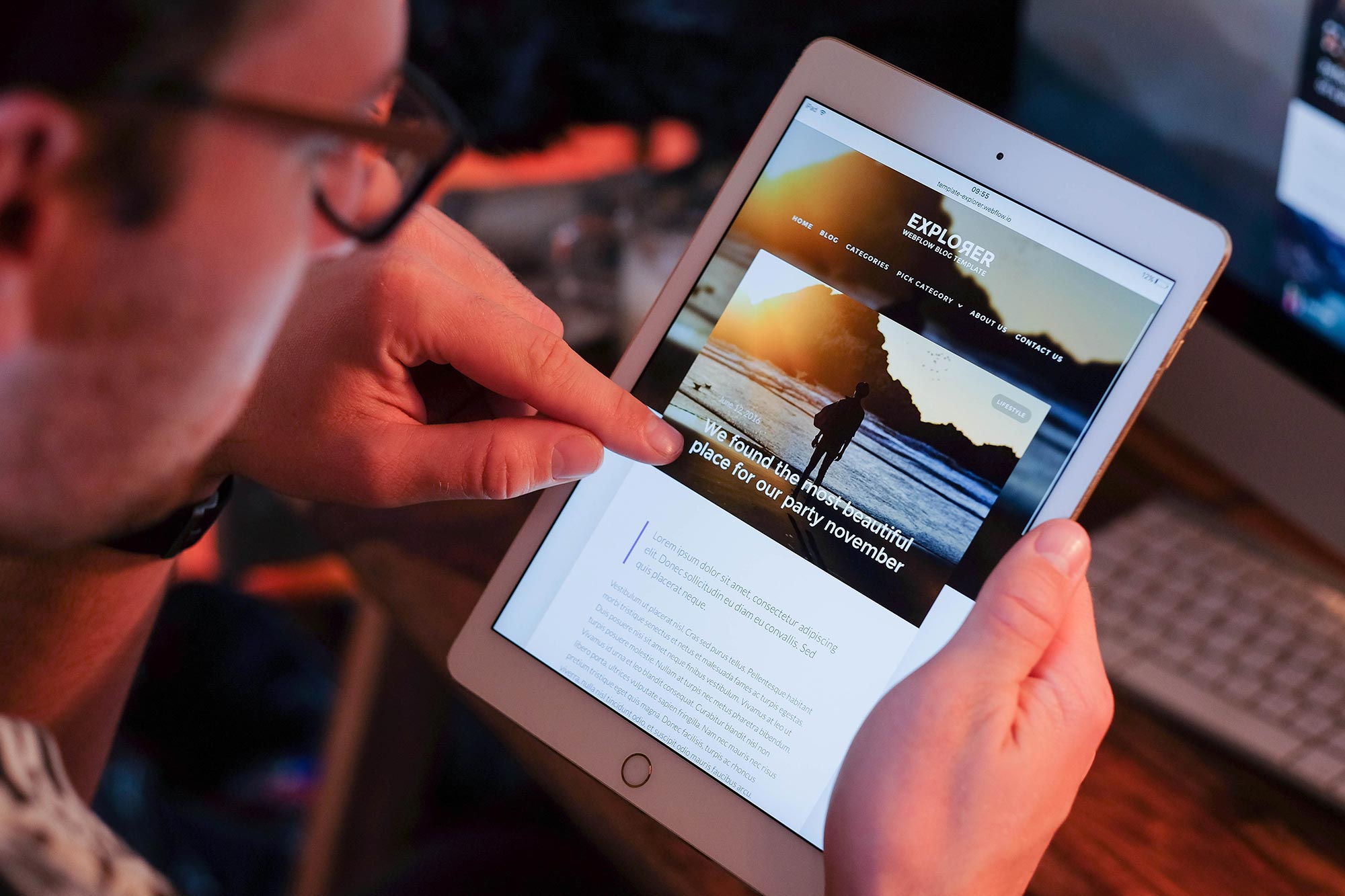 Explorer - Blog HTML5 Responsive Website Template