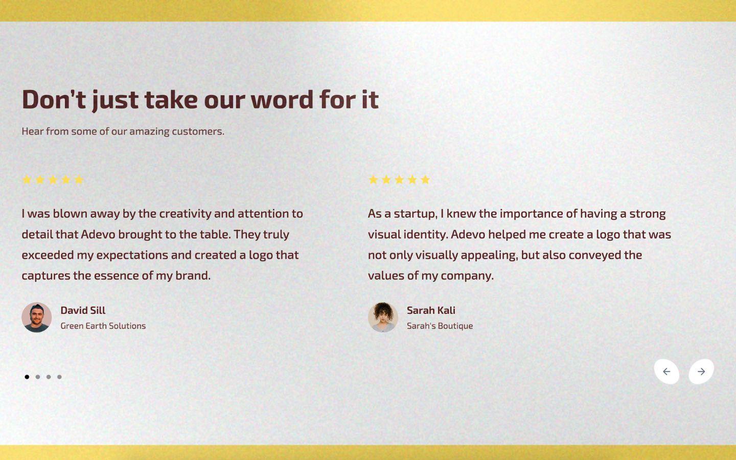 Adevo - Creative HTML5 Responsive Website Template