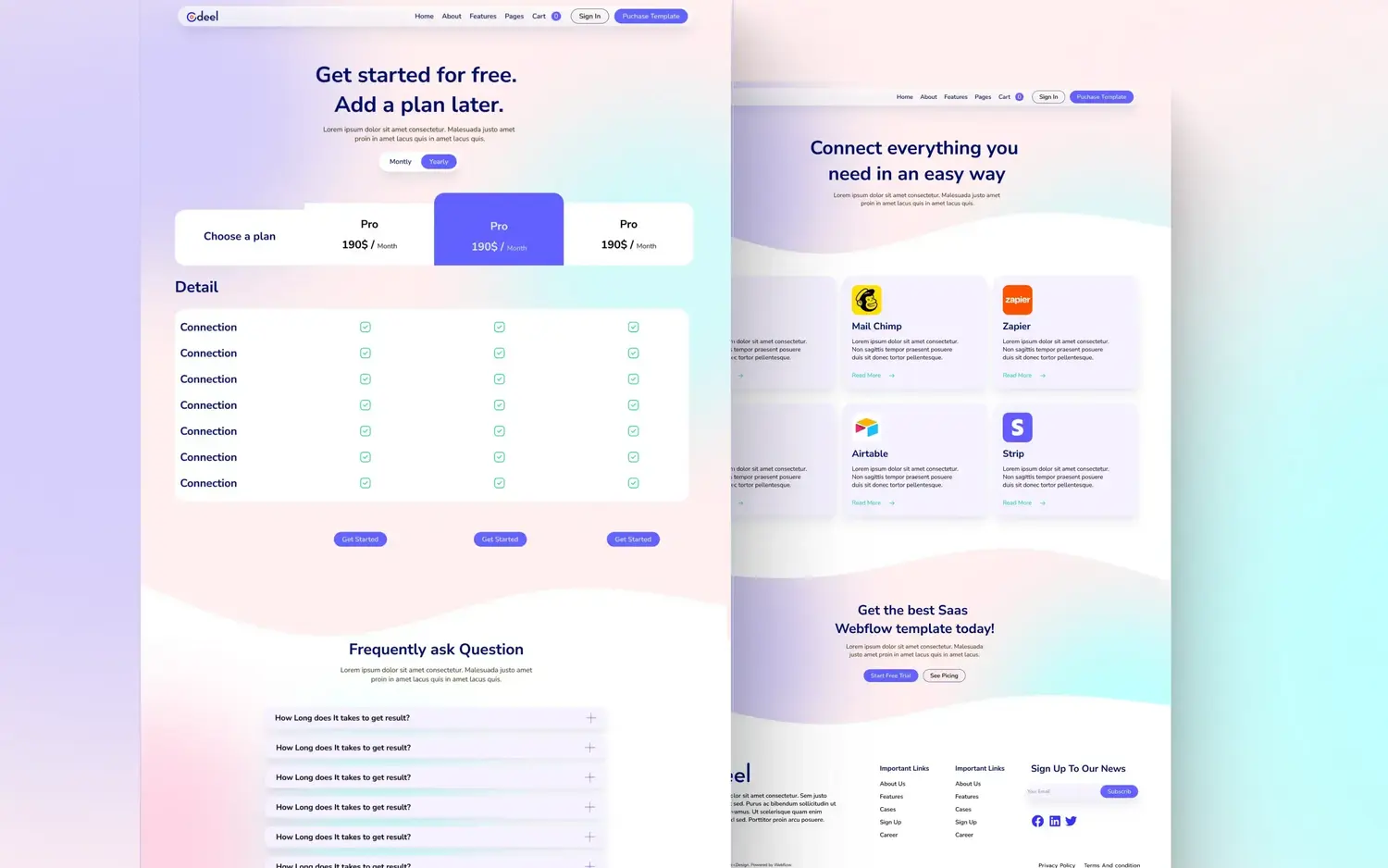 Odeel - SaaS HTML5 Responsive Website Template