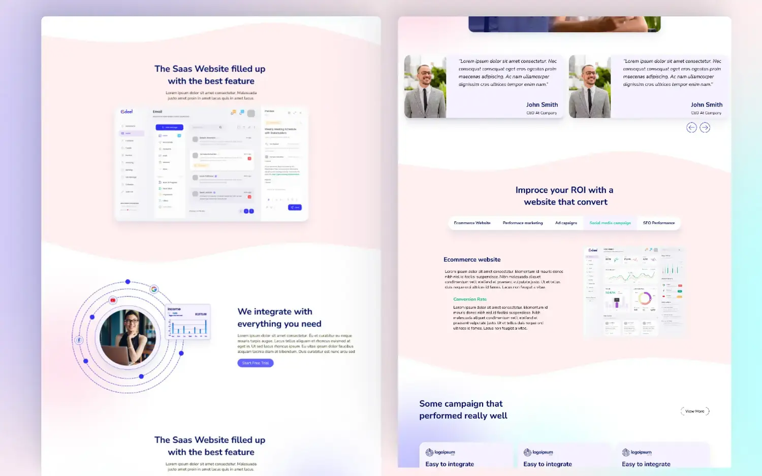 Odeel - SaaS HTML5 Responsive Website Template