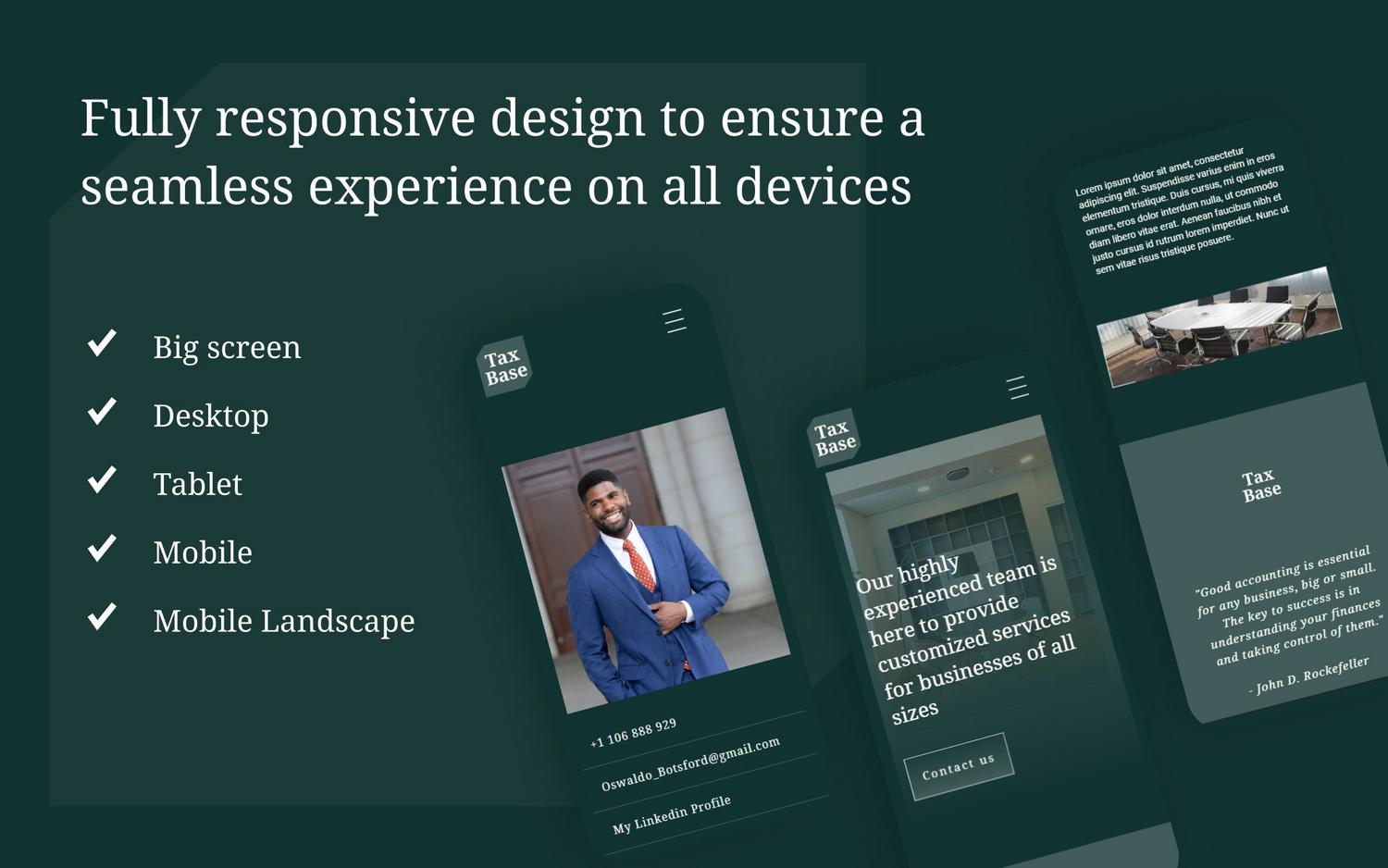 TaxBase - Accounting HTML5 Responsive Website Template