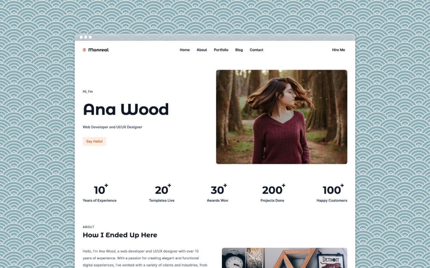 Monreal - Portfolio HTML5 Responsive Website Template