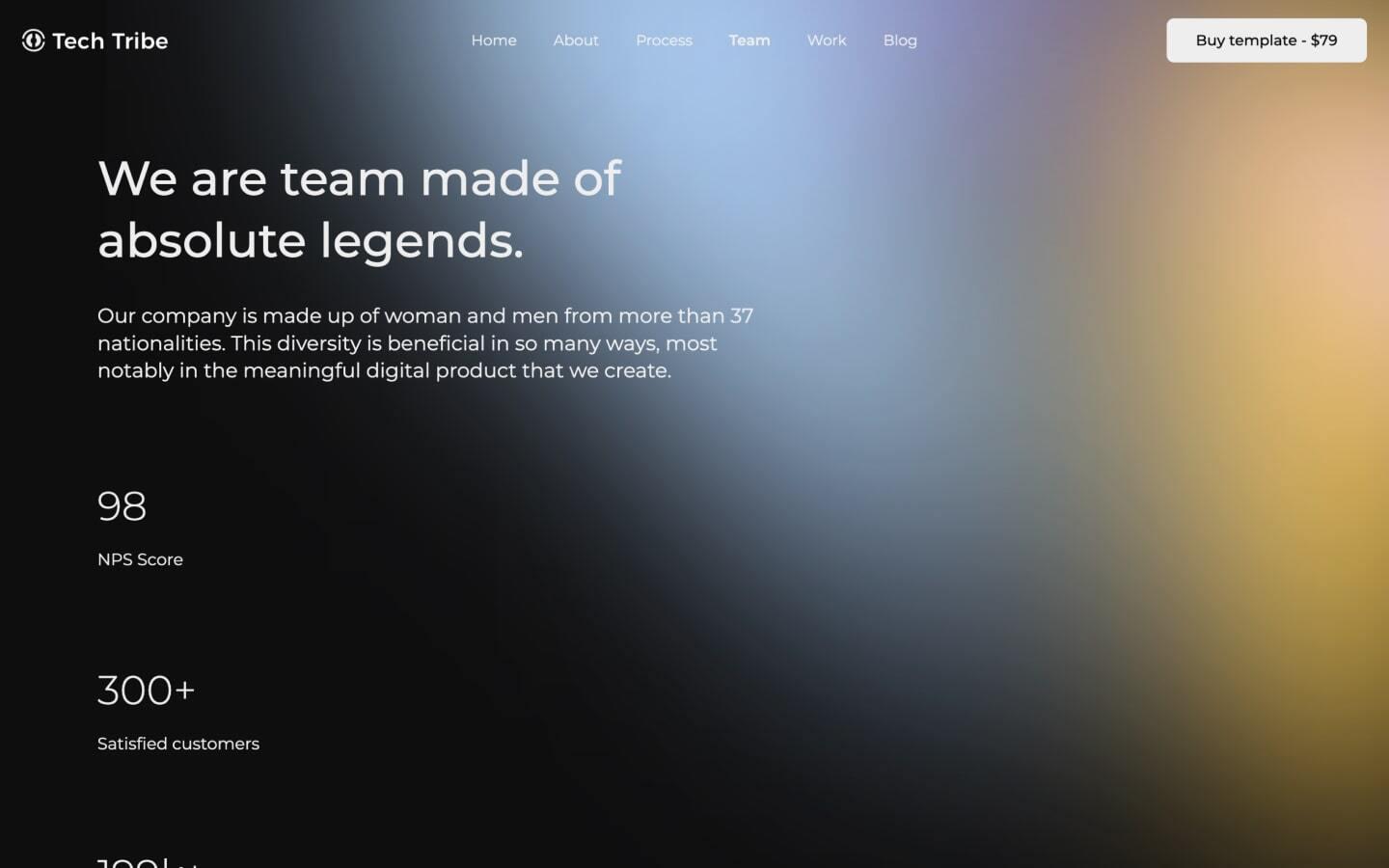 Tech Tribe - Agency HTML5 Responsive Website Template