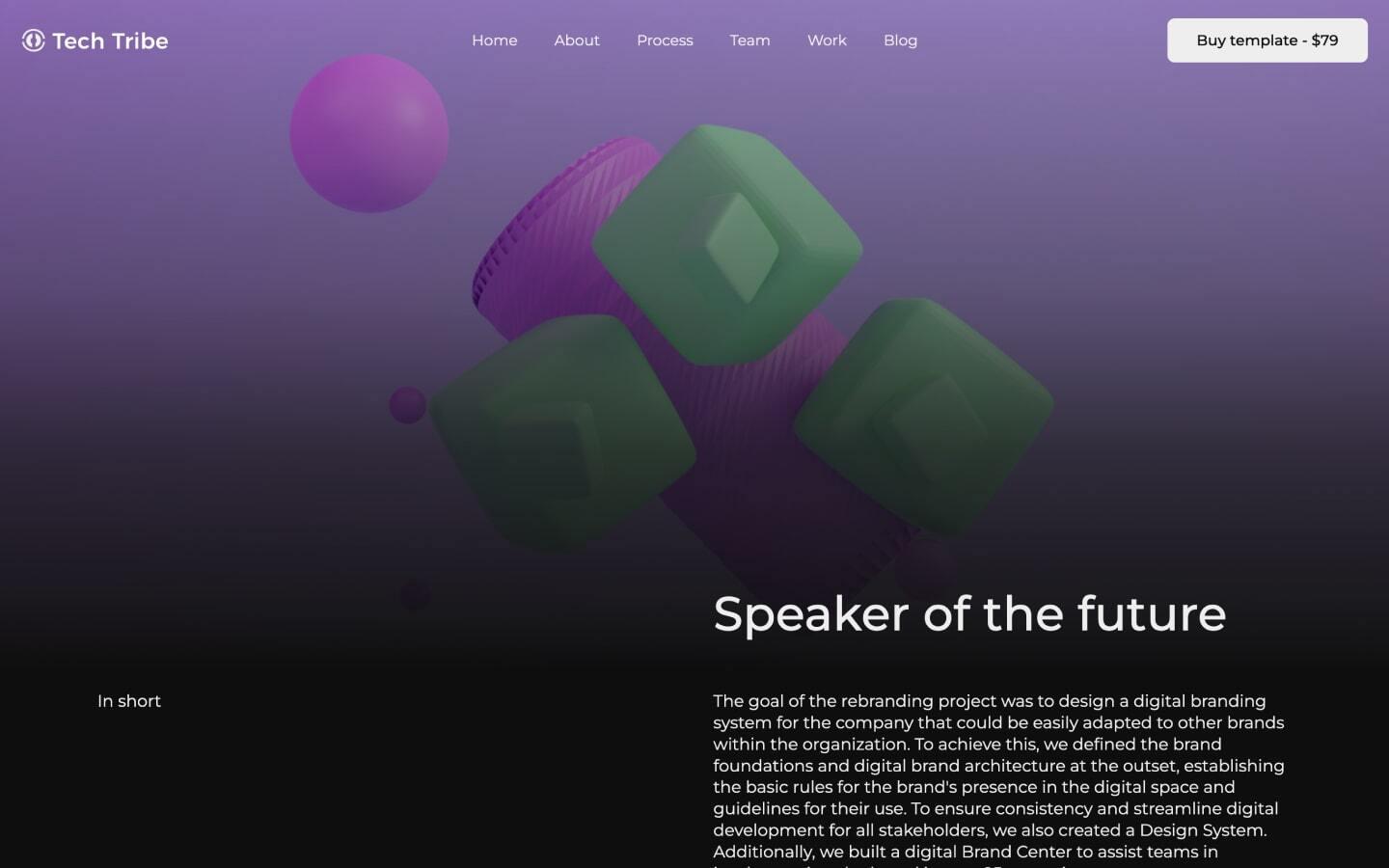 Tech Tribe - Agency HTML5 Responsive Website Template